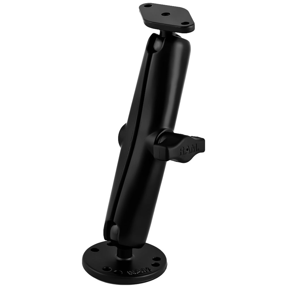 RAM Mount Flat Surface Mount Long Arm wDiamond Base RAMB138UC – Boat ...